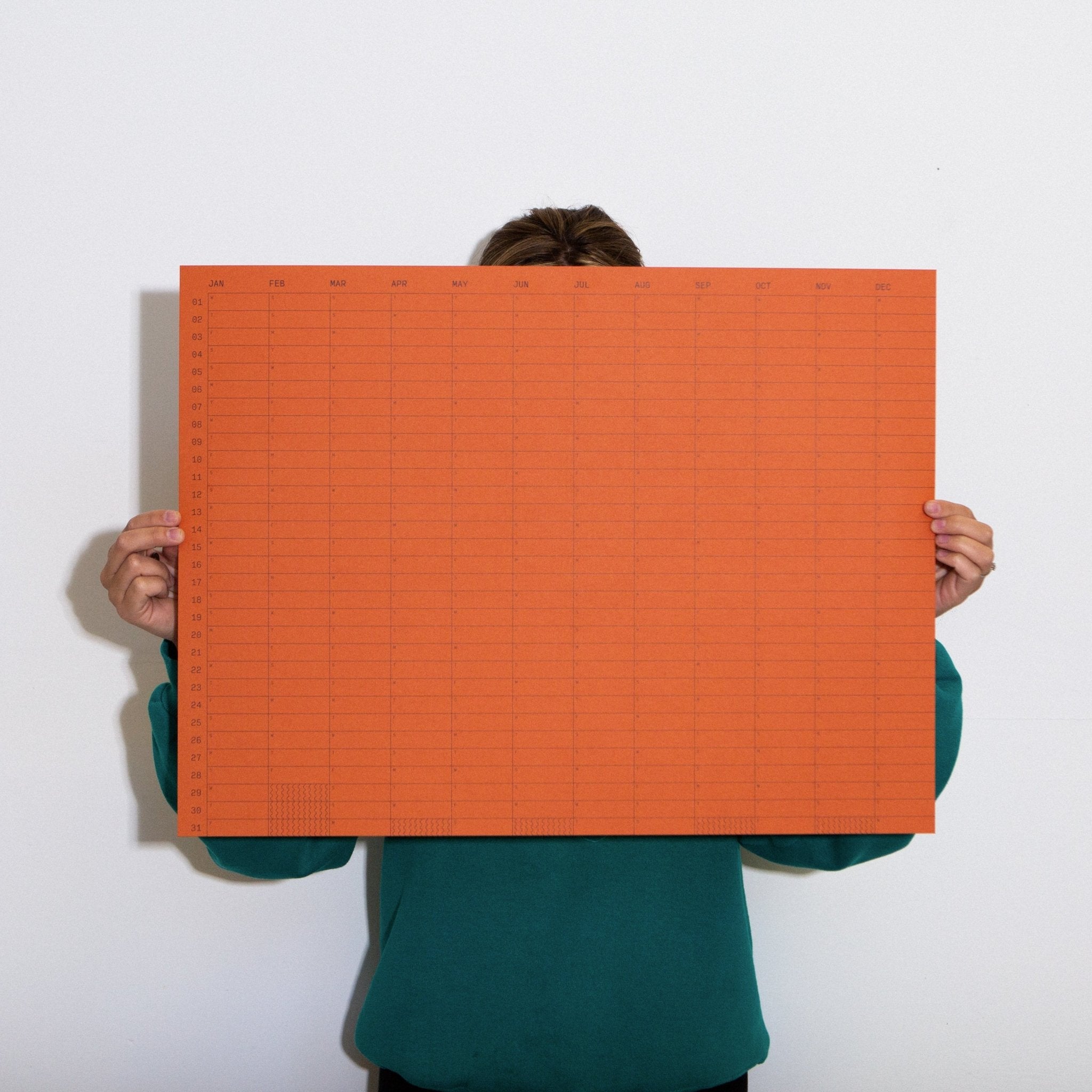 2025 Yearly Wall Calendar - Rust – Case Study