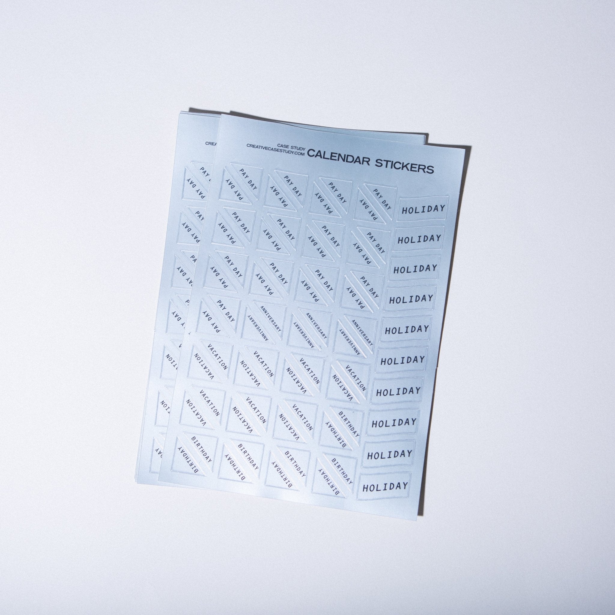 Calendars by Case Study