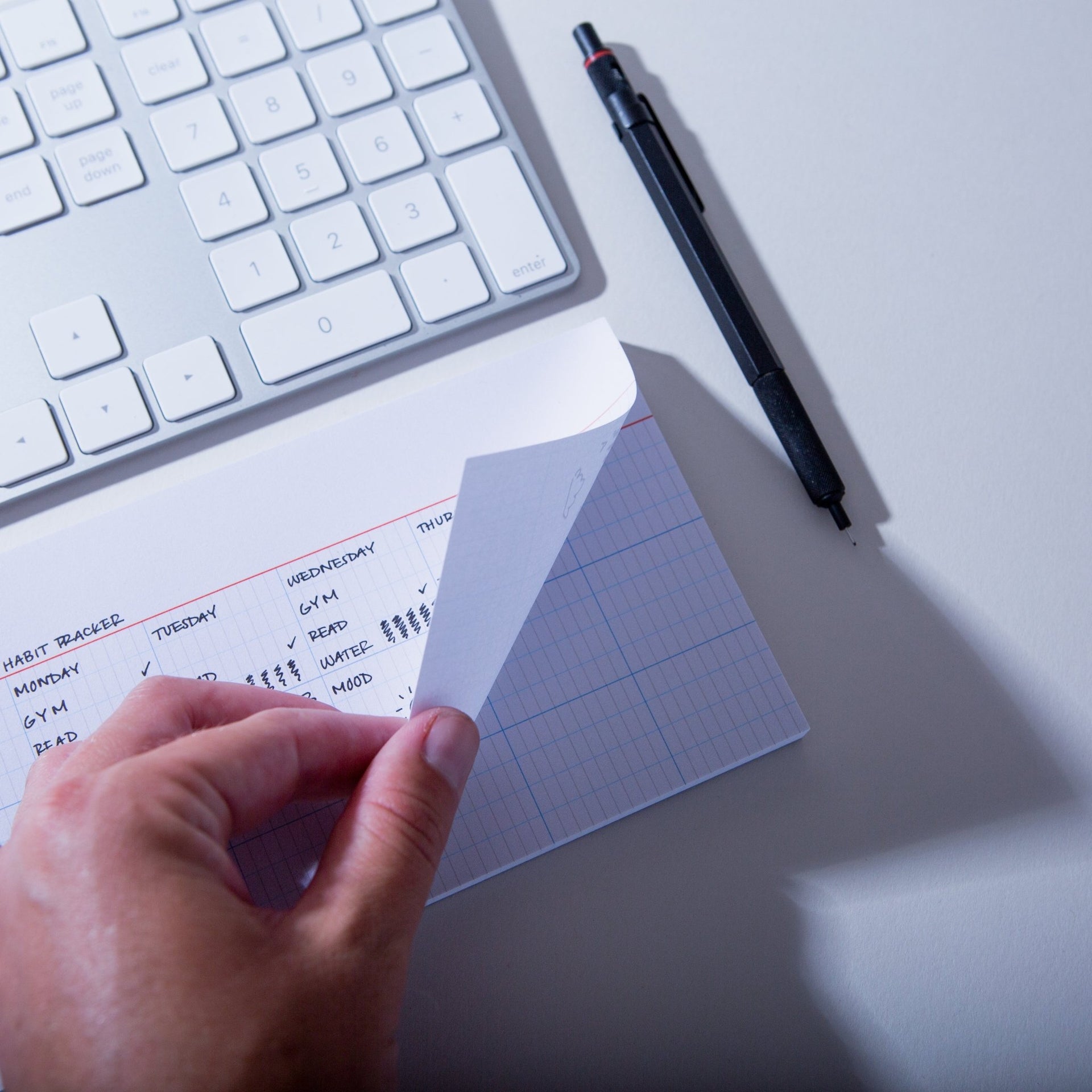 Keyboard Desk Notepad Case Study