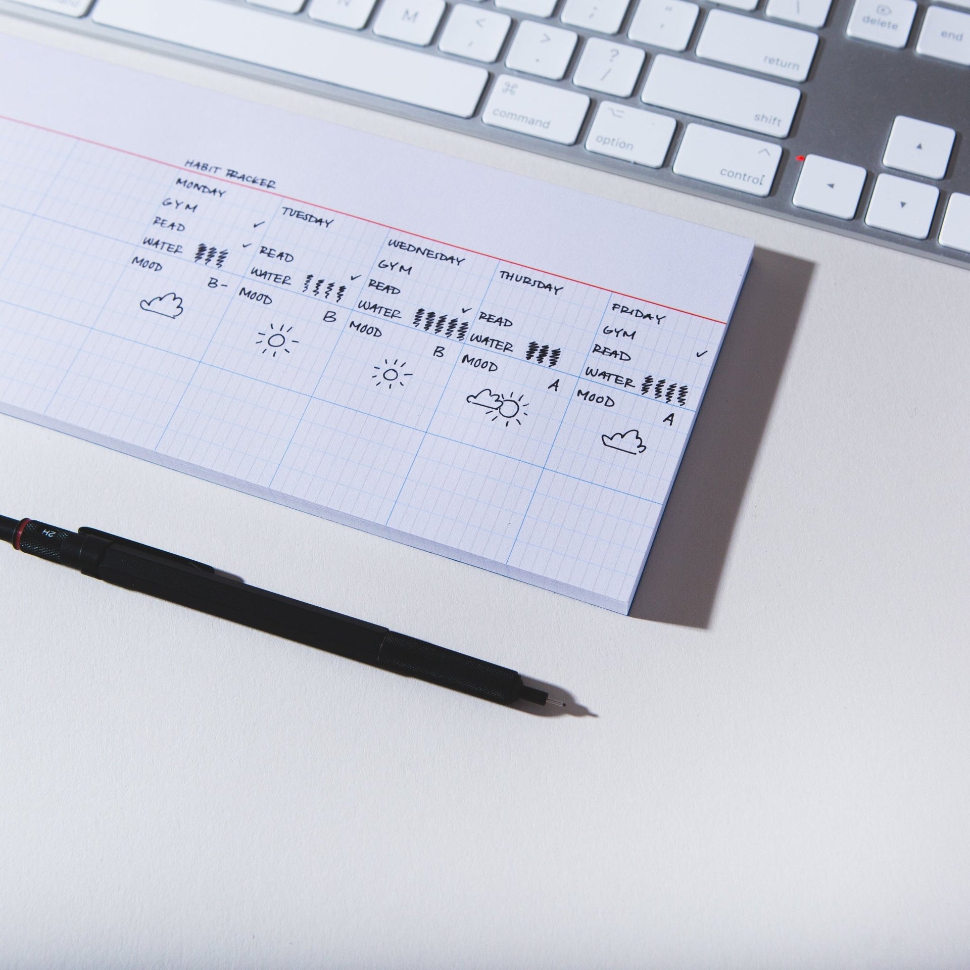 Keyboard Desk Notepad – Case Study