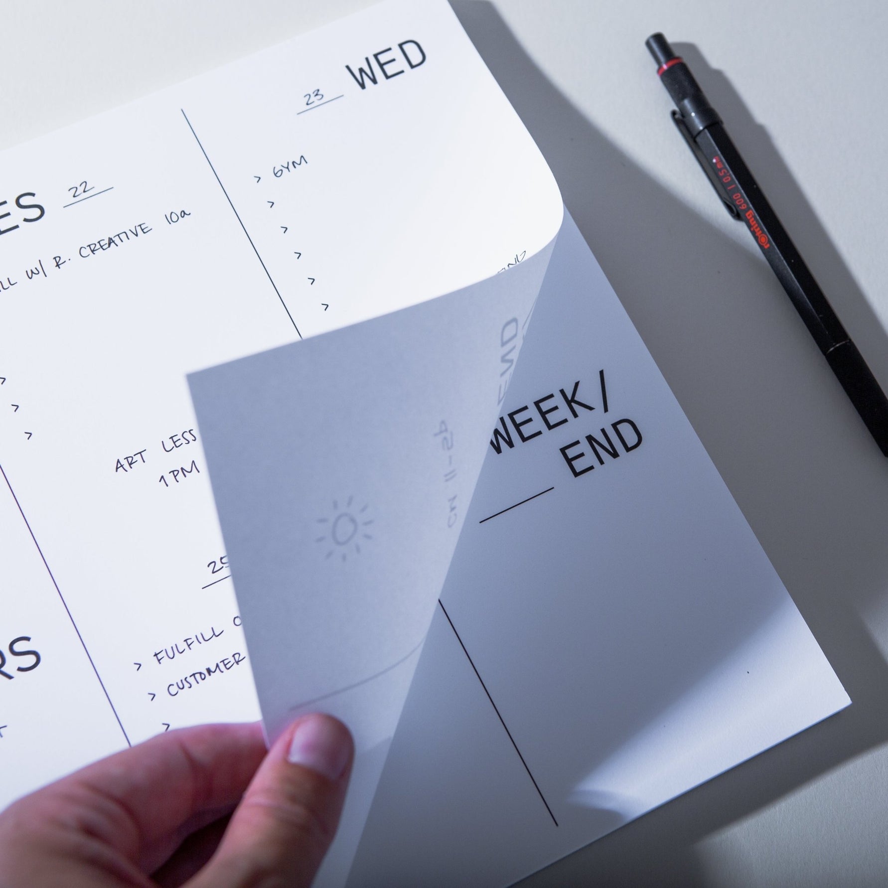 Weekly Planner Desk Pad – Case Study