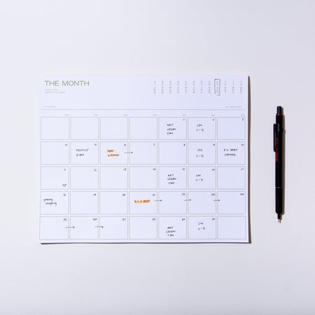 Monthly Desk Planner – Case Study