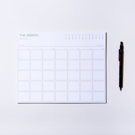 Monthly Desk Planner – Case Study