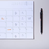 Monthly Desk Planner – Case Study